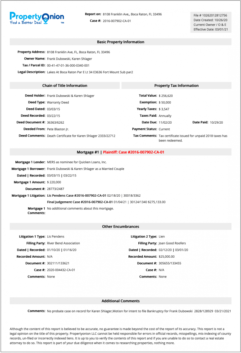 Our New Title Search Report; What's Inside & Why you Need Them Now ...