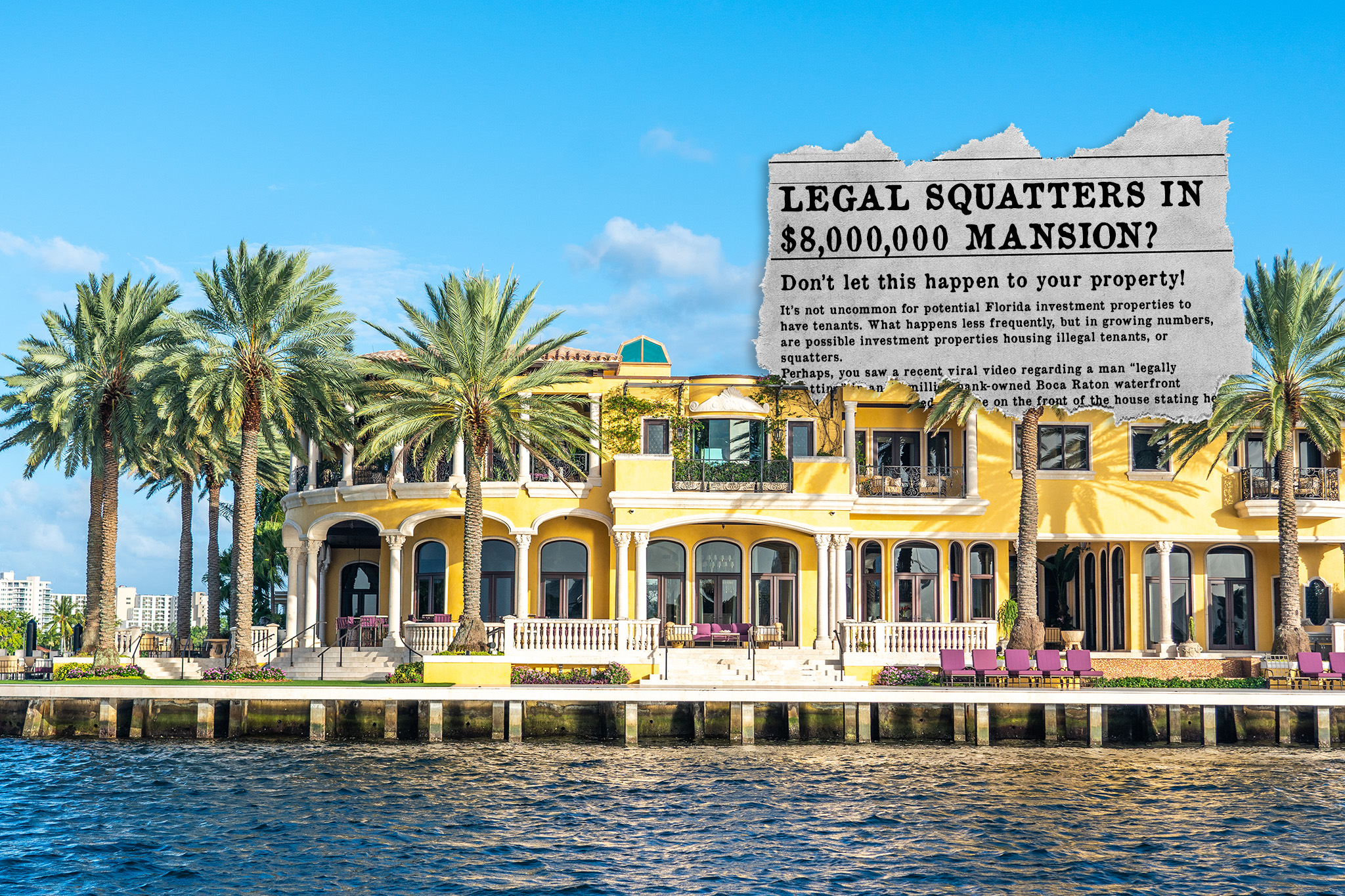 LEGAL Squatters in $8,000,000 Mansion: Don't Let Your House be Next ...